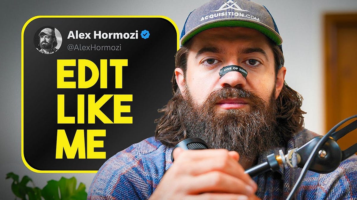 How to Do Alex Hormozi Video Edits: Edit Like a Pro! | by Barbara ...