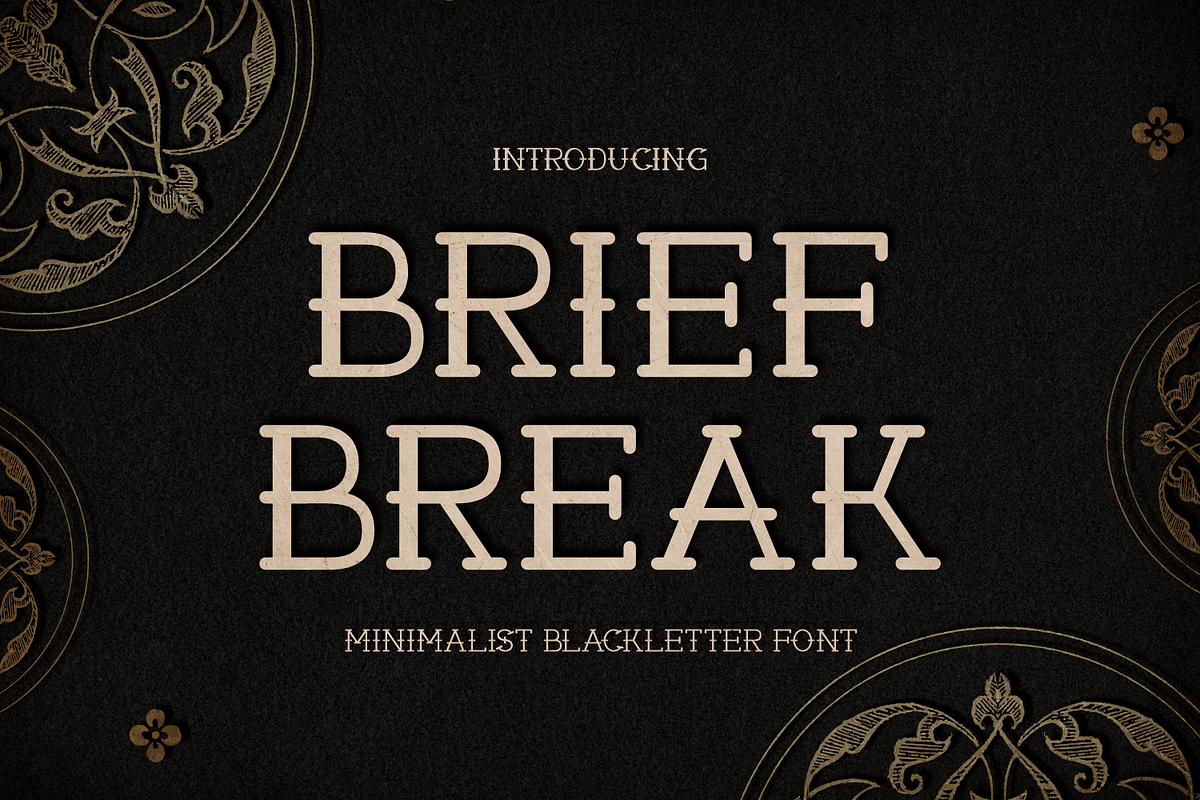 Brief Break Font | by Sophiasculpt | Apr, 2024 | Medium