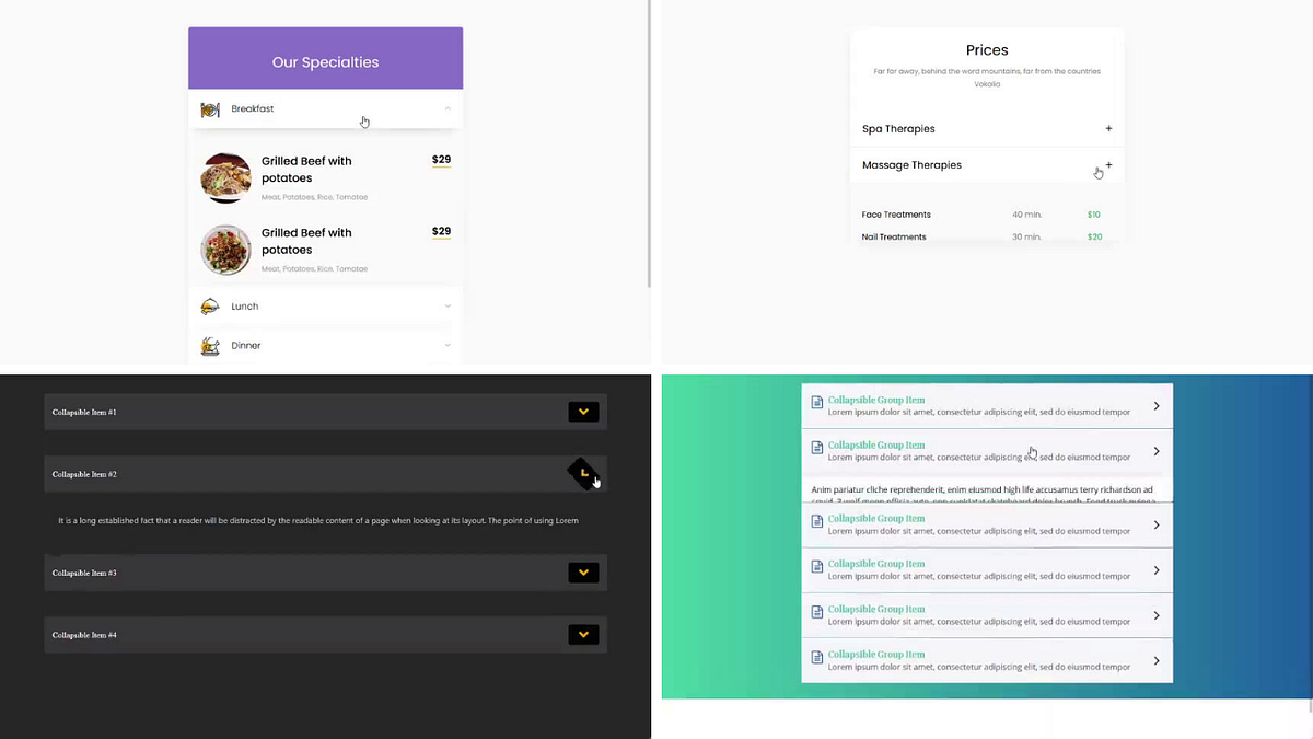 Explore 35 Bootstrap Accordions | by CSS Monster | Medium