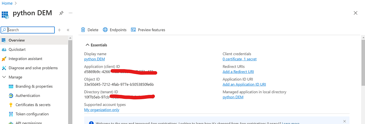 Fail to get access token from msal python library | by Ted James | Medium