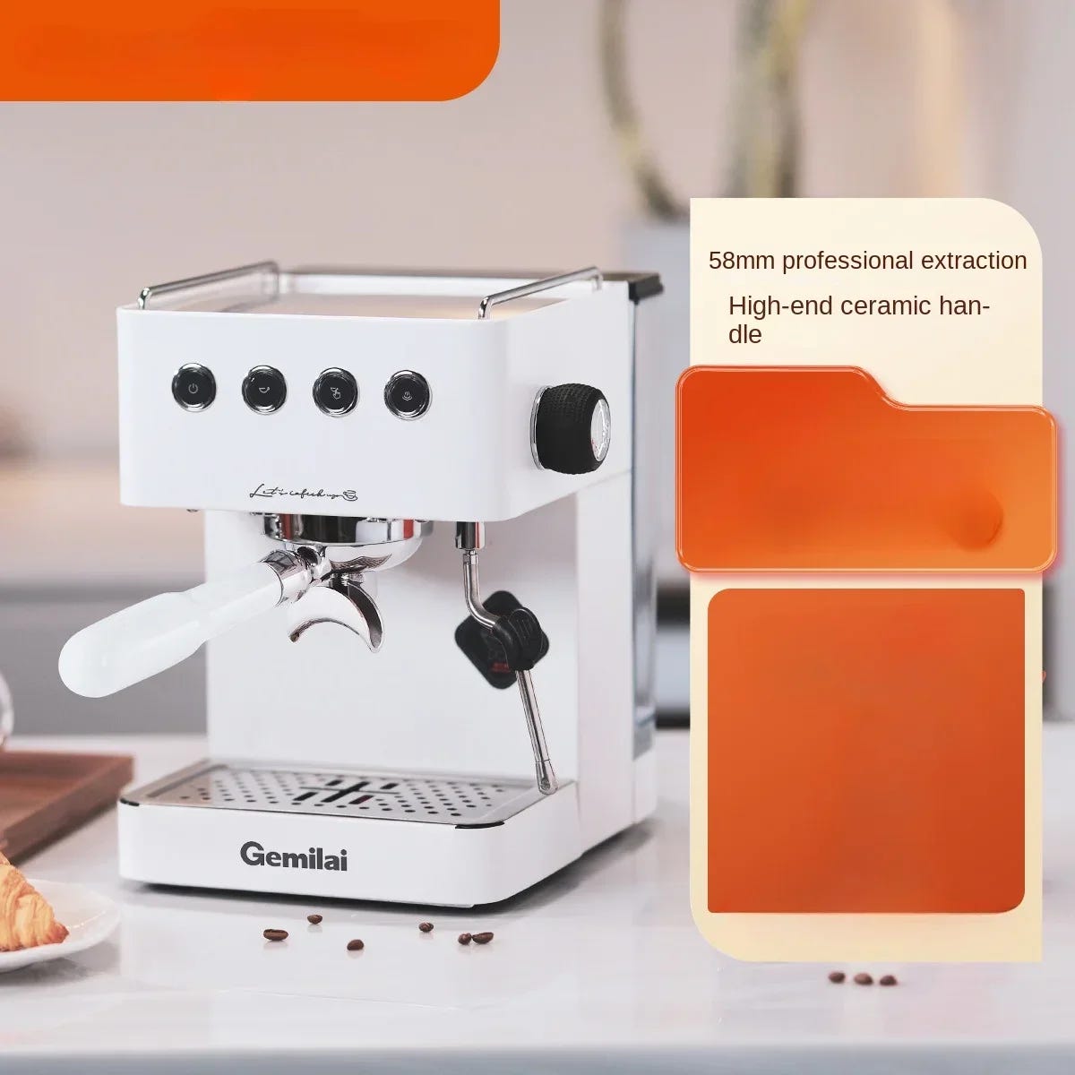 Coffee Perfection: Gemini CRM3005G Home Coffee Machine for Concentrated ...