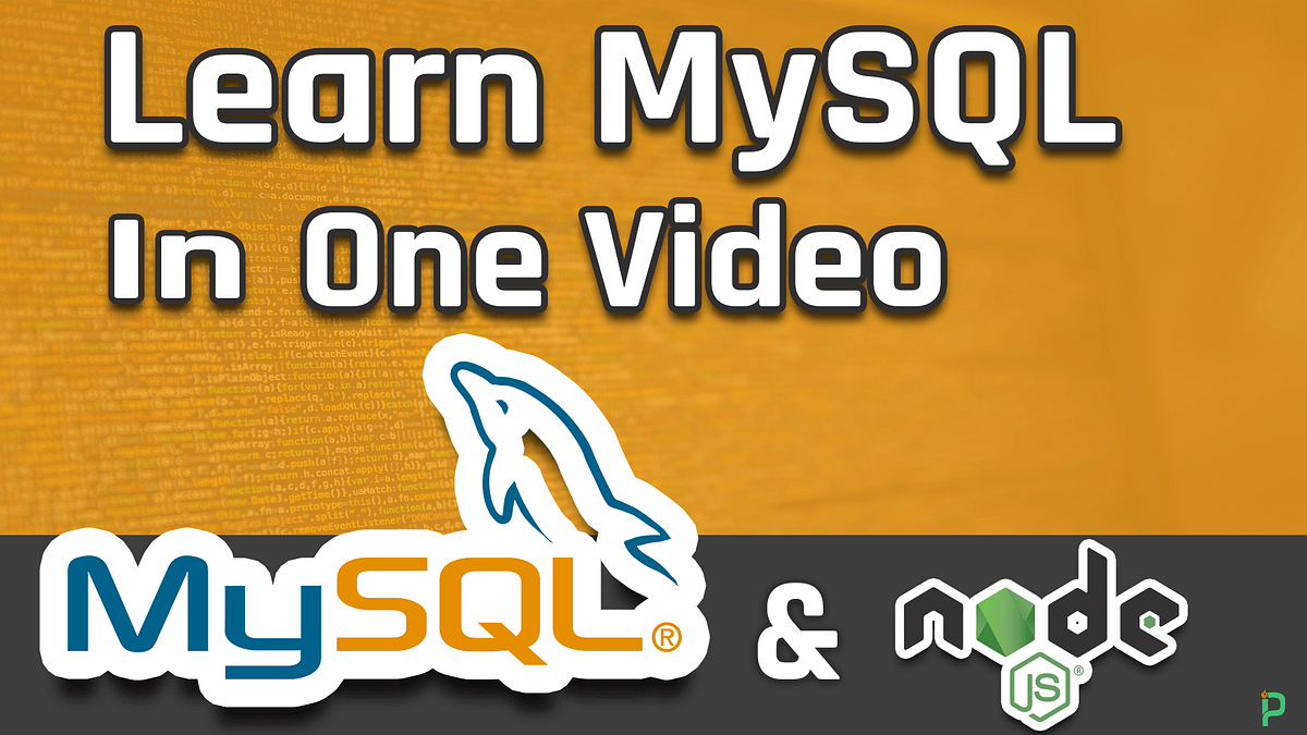 Learn MySQL with Node.js in one Video | by Islem Maboud | Medium