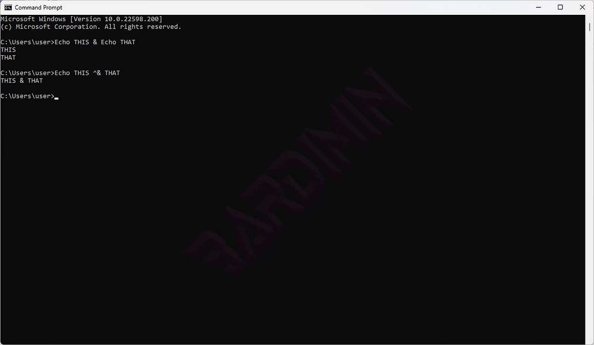 How To Run Two Commands In One Line In Windows CMD | by Bardimin.com | Medium