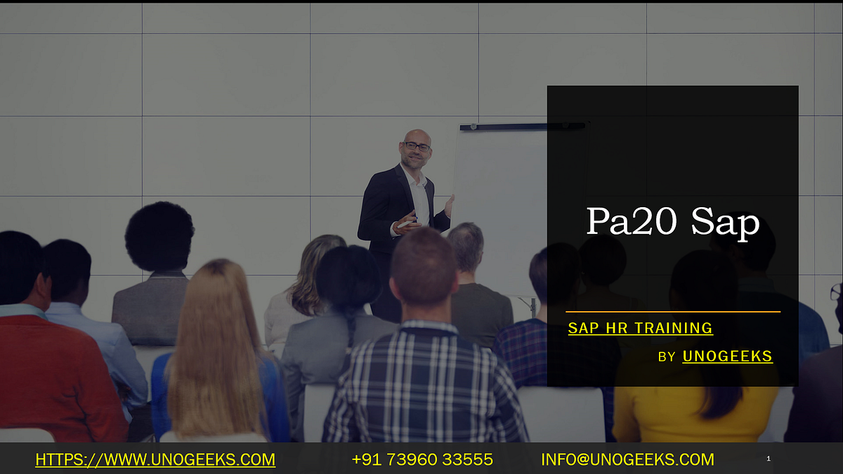 PA20 SAP. Unveiling PA20: Your Window into SAP HR… | by Techtutorsti ...