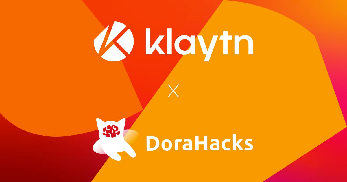 Klaytn to buidl a stronger developer community with DoraHacks | by Klaytn | Klaytn | Medium