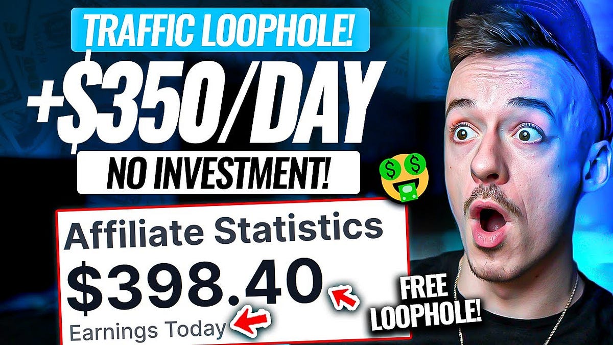 (FAST METHOD!) Earn +$350 Per Day USING This FREE Traffic Loophole! (NO ...