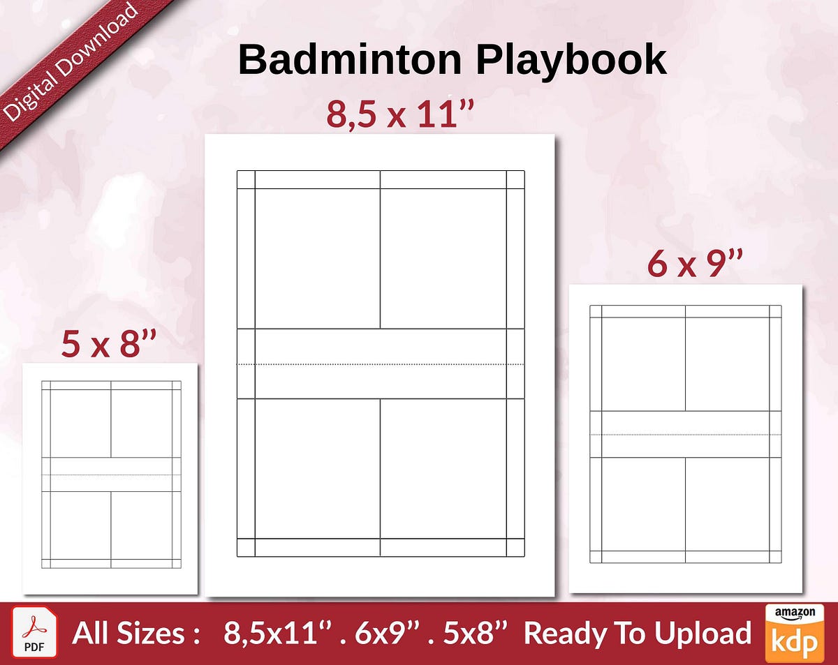 Badminton Playbook 120 pages Ready to Upload PDF used as Low Content ...