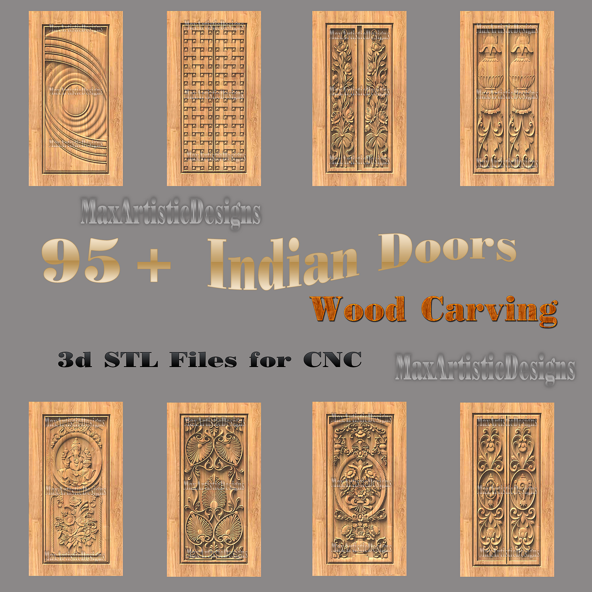 80+ 3d stl Embossing Door Design Engraving Relief for 3d CNC Router ...