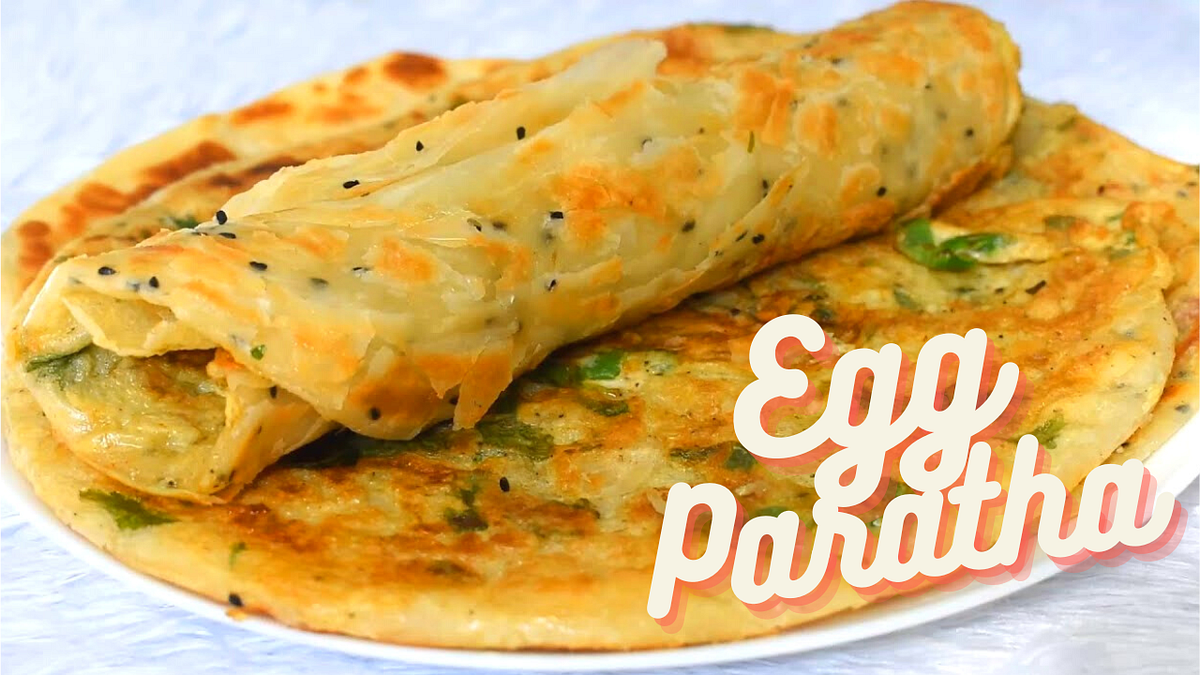 Crispy Egg Paratha Recipe - KK Cooks And Bakes - Medium