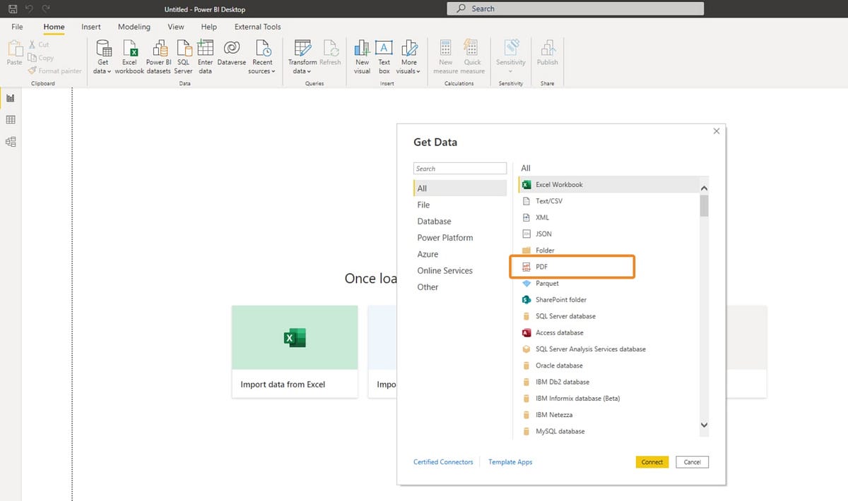 Create a Power BI Dashboard from PDF files | by Salih Veseli | Medium