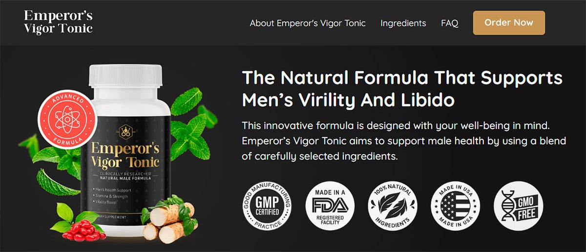 Emperor’s Vigor Tonic Review: Ingredients, Side Effects Risk, and Customer Complaints — Is It ...