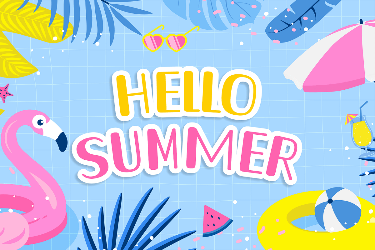 Hello Summer Font - Holohex - Medium