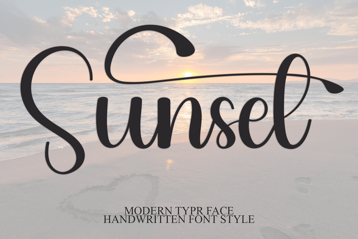 Sunset Font Free - Sophiaspectra - Medium