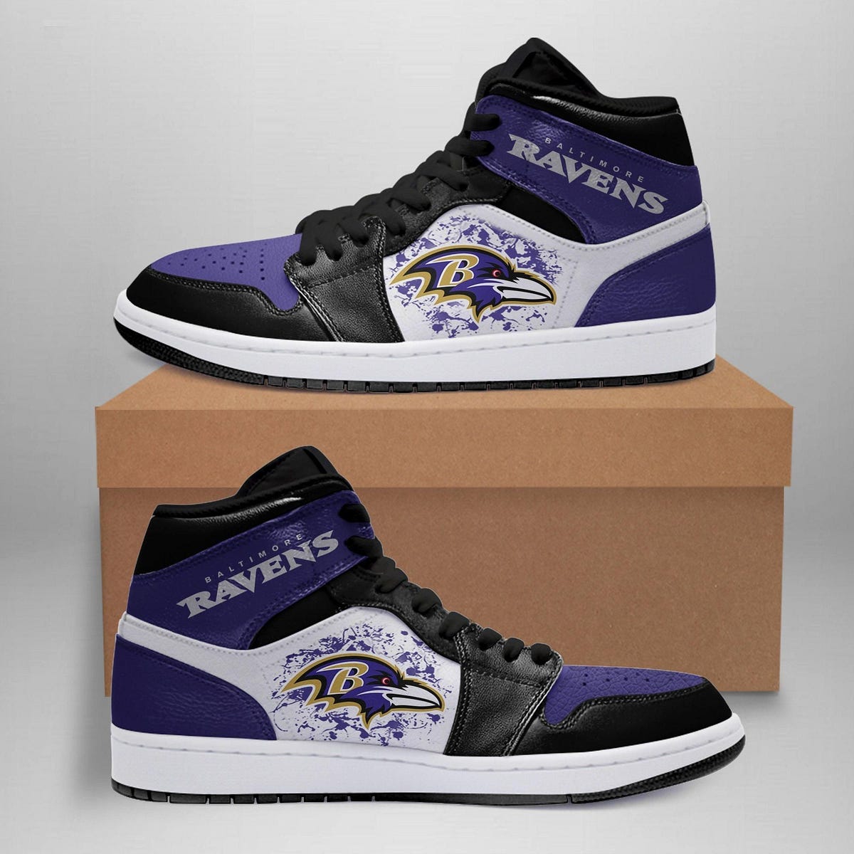 As a die-hard fan of the Baltimore Ravens, you want to show your ...