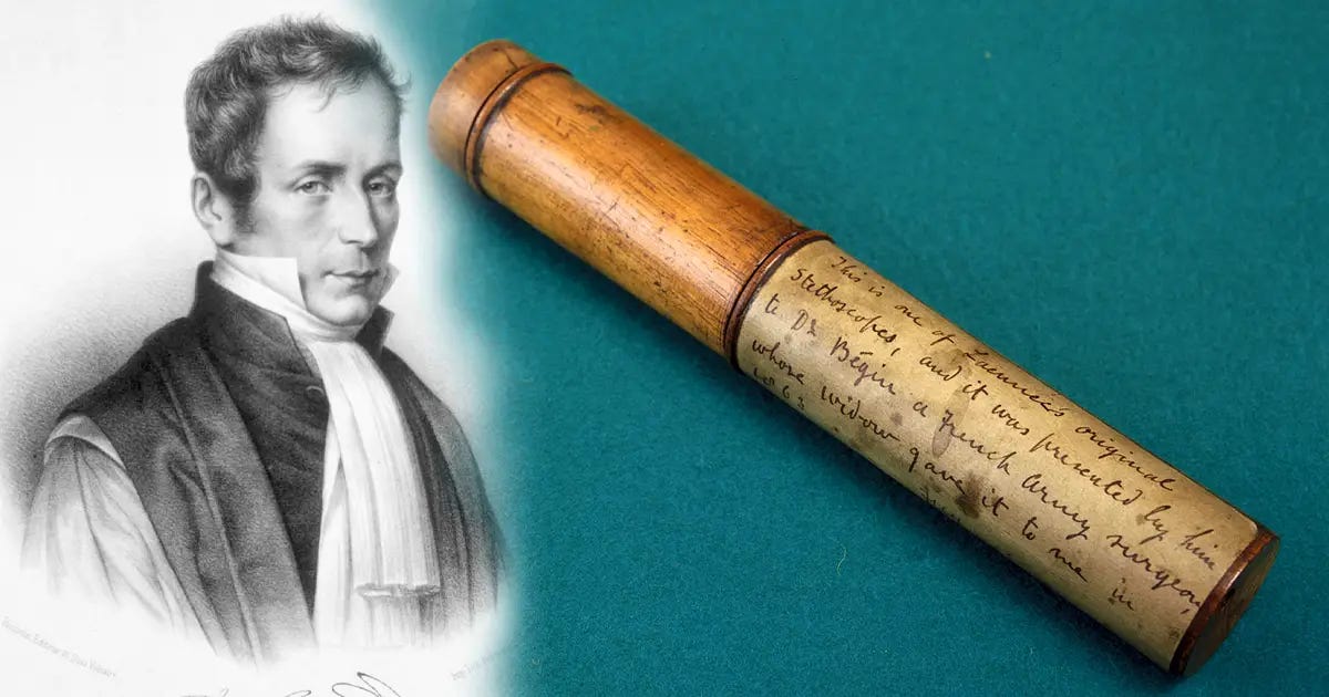 René Laennec: el médico francés que inventó el estetoscopio impulsado ...