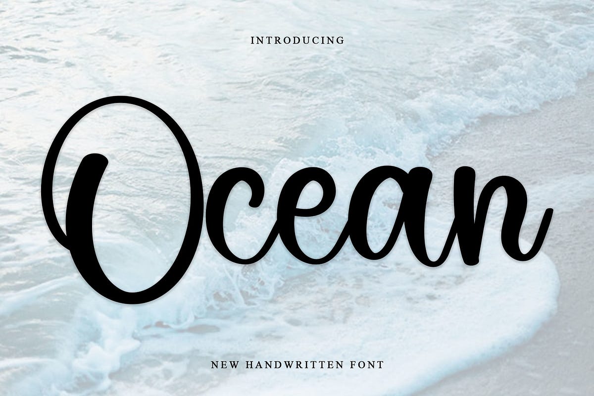 Ocean Font | by Jsonchong | Mar, 2024 | Medium