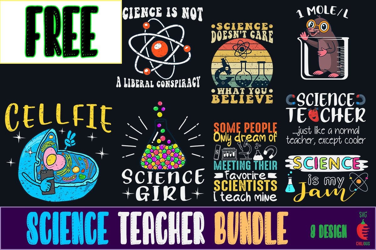 FREE Science Teacher Bundle Free Download | by Vectorverve | Apr, 2024 ...