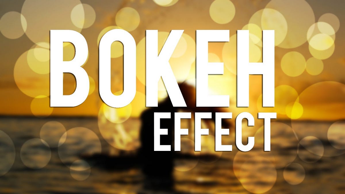 Easiest Graphic Design Tutorials to Blur Background — Bokeh Effect | by ...
