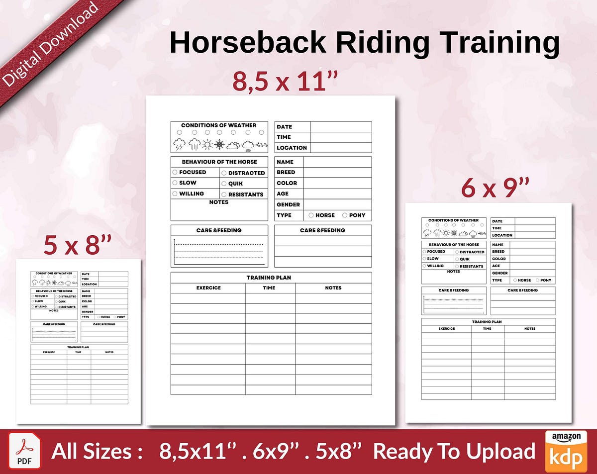 Horseback Riding Training 120 pages Ready to Upload PDF used as Low ...