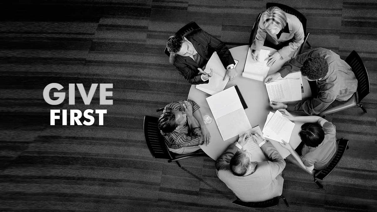 Practice #givefirst Or Just Talk About It? | by Chris Heivly | Medium