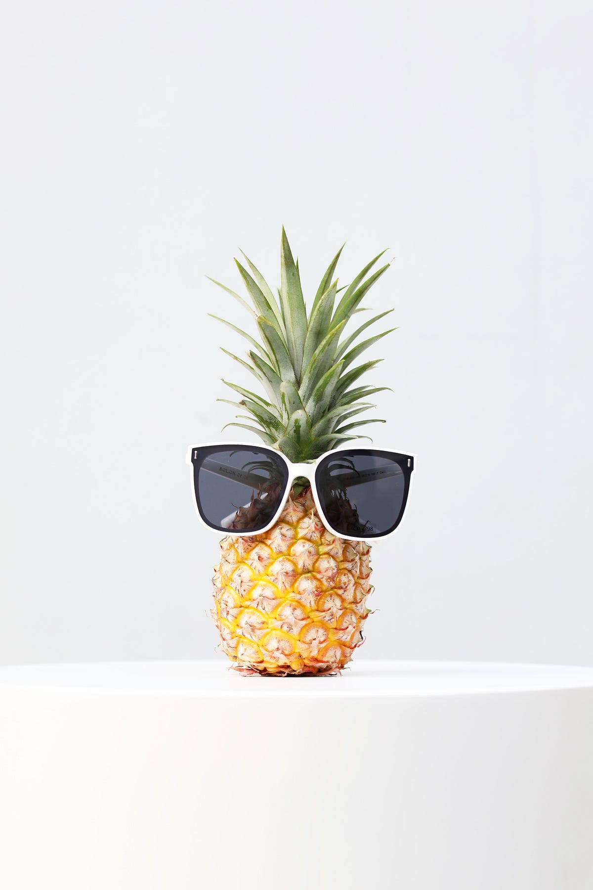 THE PEACH CREAM PINAPPLE SUN. The peach cream pineapple sun was being ...