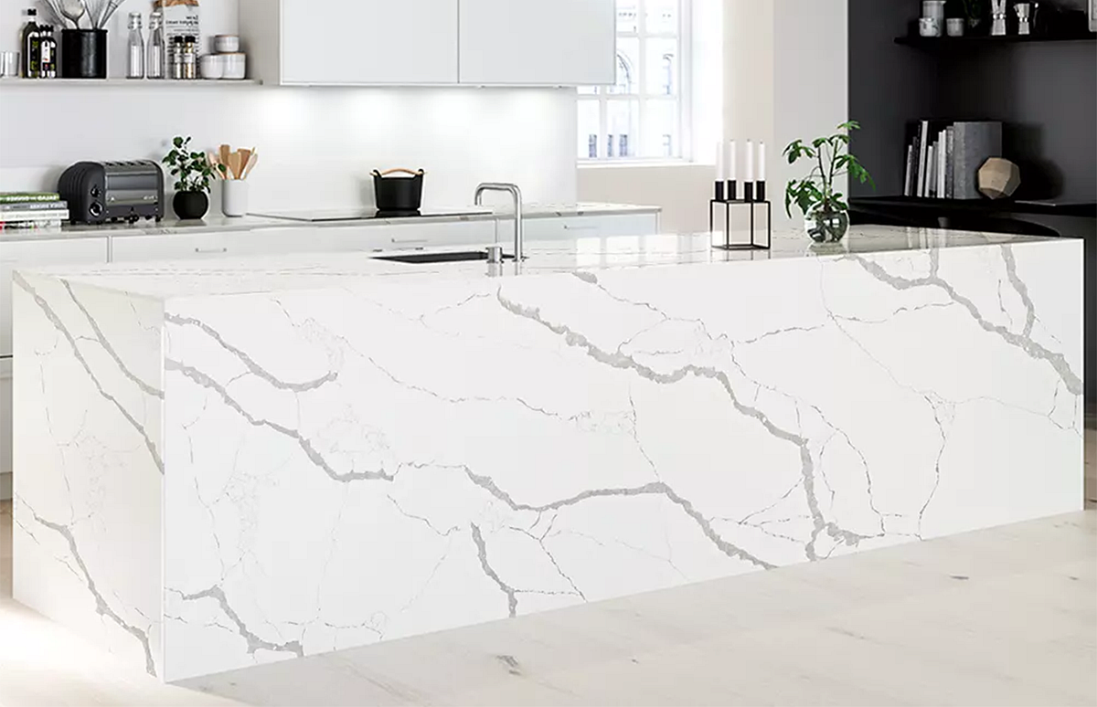 Calacatta quartz. Calacatta Quartz Kitchen with a Perfect… | by ...