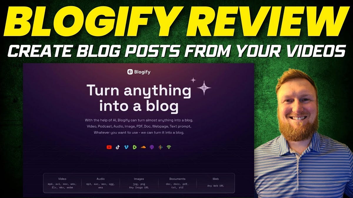 How to Create a Blog from a Web Url With Blogify | by Dopemuja | Medium