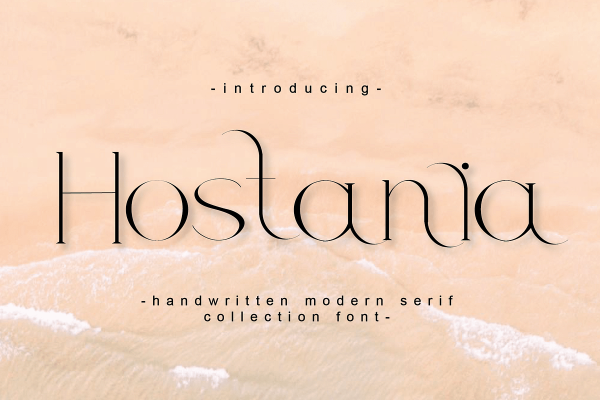 Hostania Font - Datadreamer - Medium