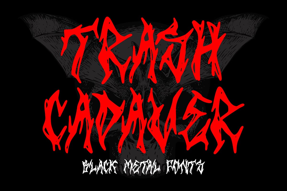 Trash Cadaver Font | by Isabellaink | Apr, 2024 | Medium