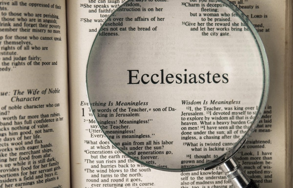 Ecclesiastes Revisited: Ancient Insights for Today’s Challenges | by ...