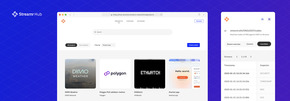 Introducing The Hub: a Web3 data powerhouse | by Tom Hamilton | Streamr | Medium