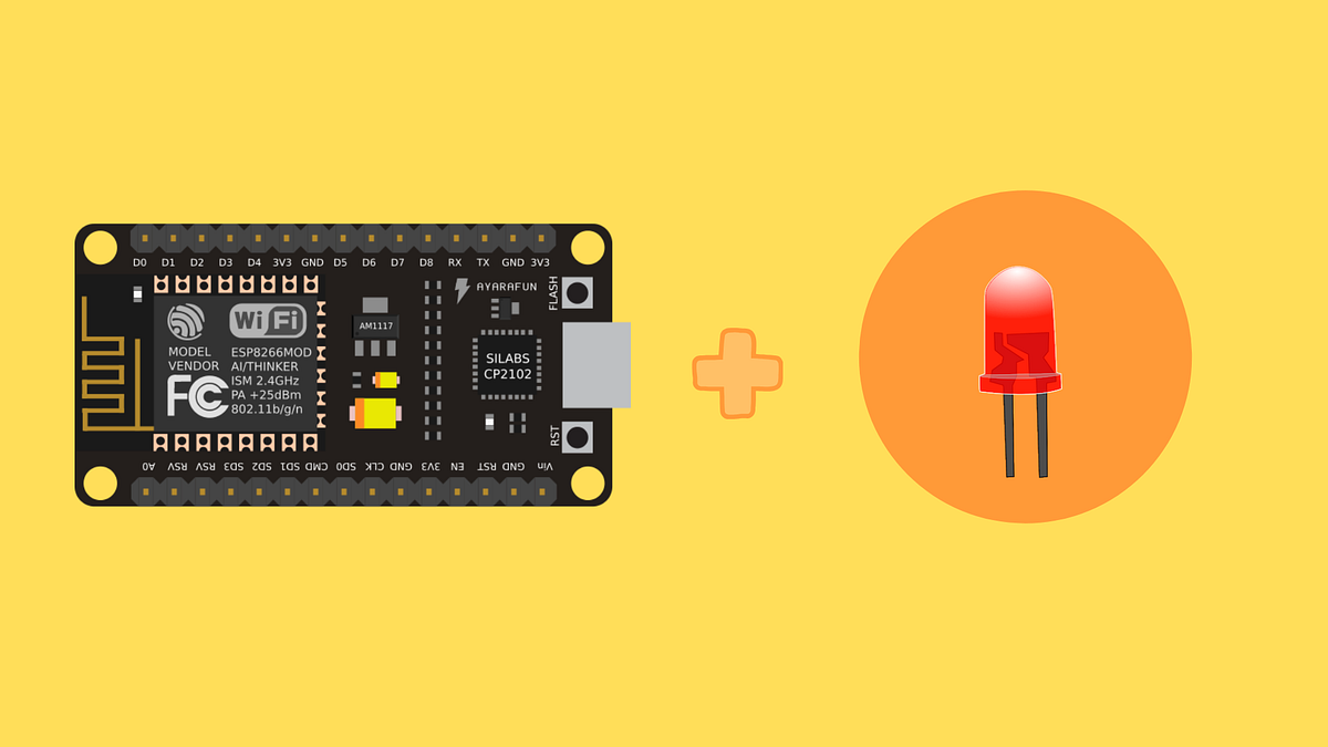 Tutorial NodeMcu + LED = LED Flip Flop With Arduino | by Satria Uno ...