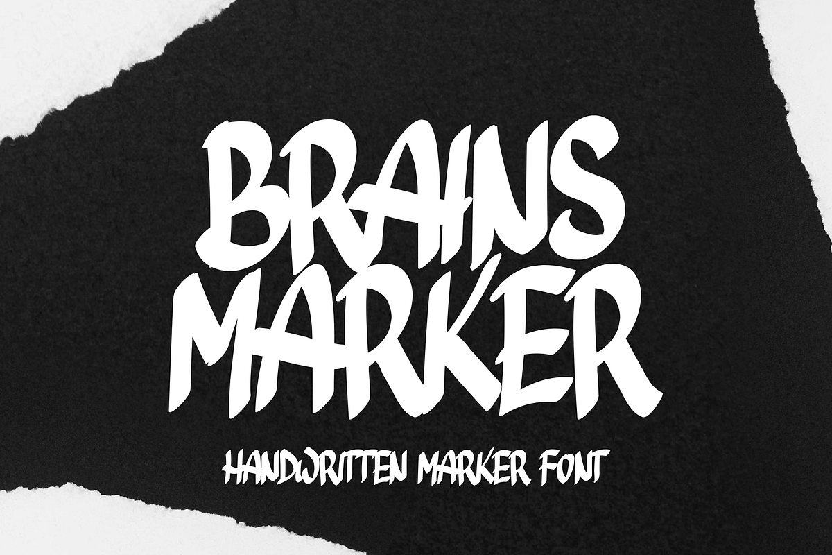 Brains Marker Font | by Miamirabilis | May, 2024 | Medium