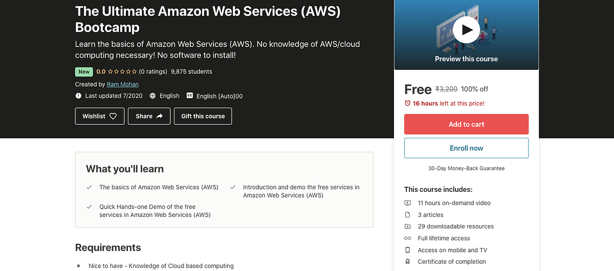 The Ultimate Amazon Web Services (AWS) Bootcamp | by FresherCooker.in | FresherCooker | Medium