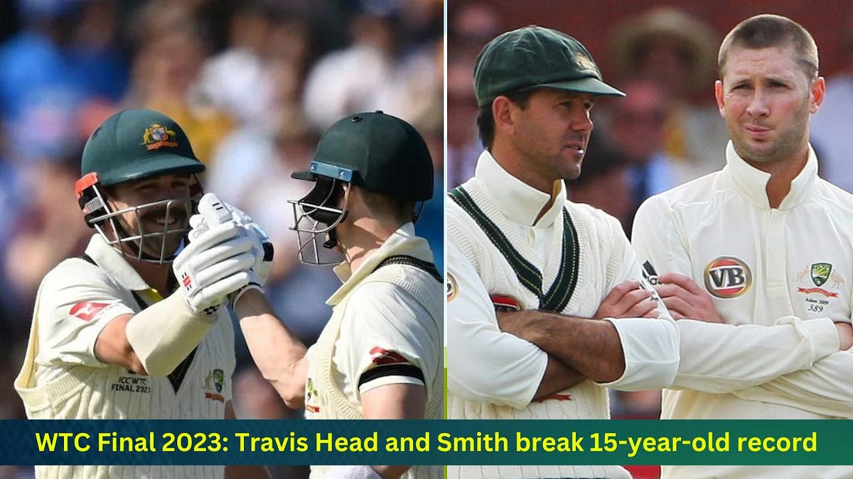 WTC Final 2023: Travis Head and Smith break Ponting-Clark’s 15-year-old ...