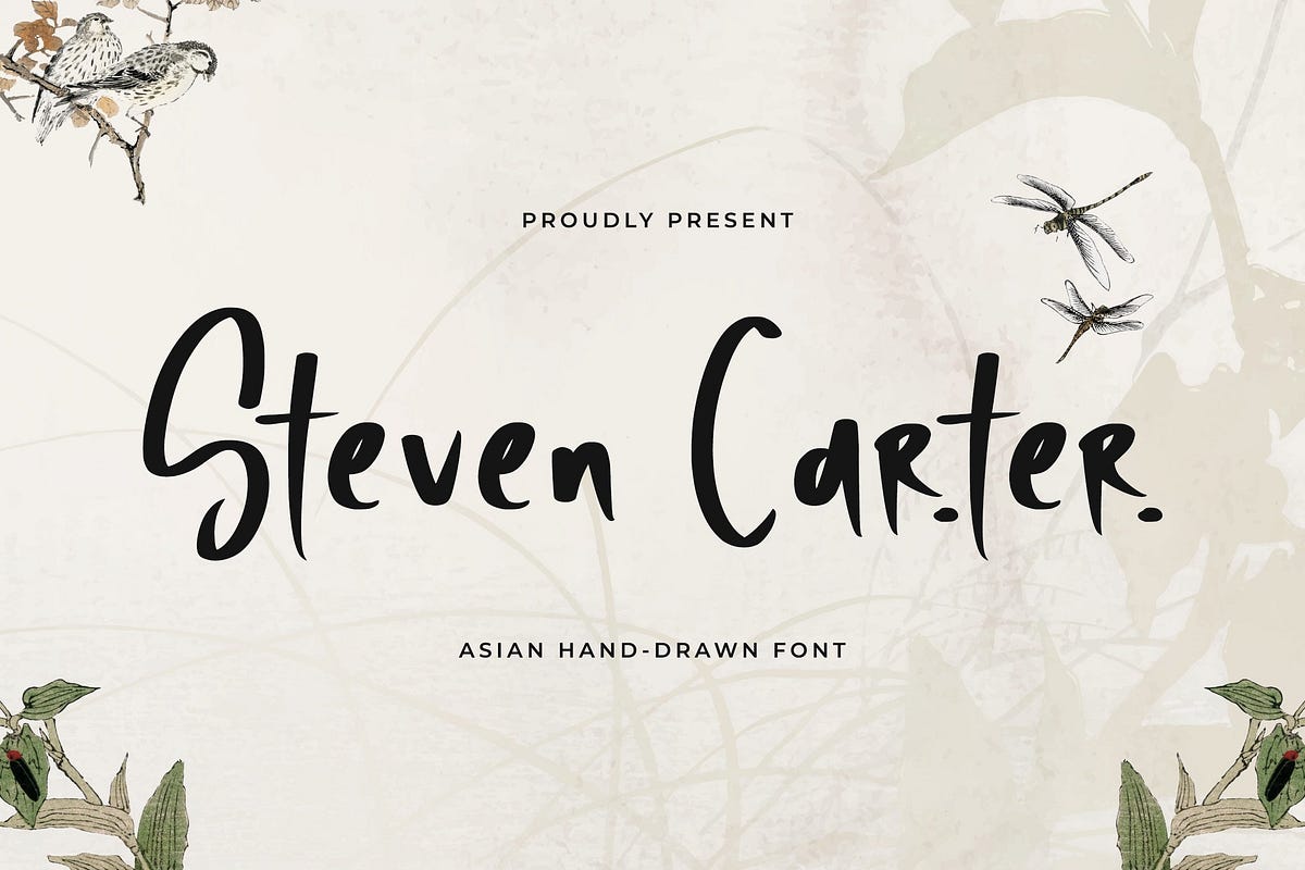 Steven Carter Font | by Circuitsorcerer | May, 2024 | Medium