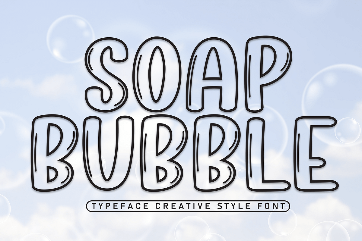 Soap Bubble Font Free - Synapsesurfer - Medium