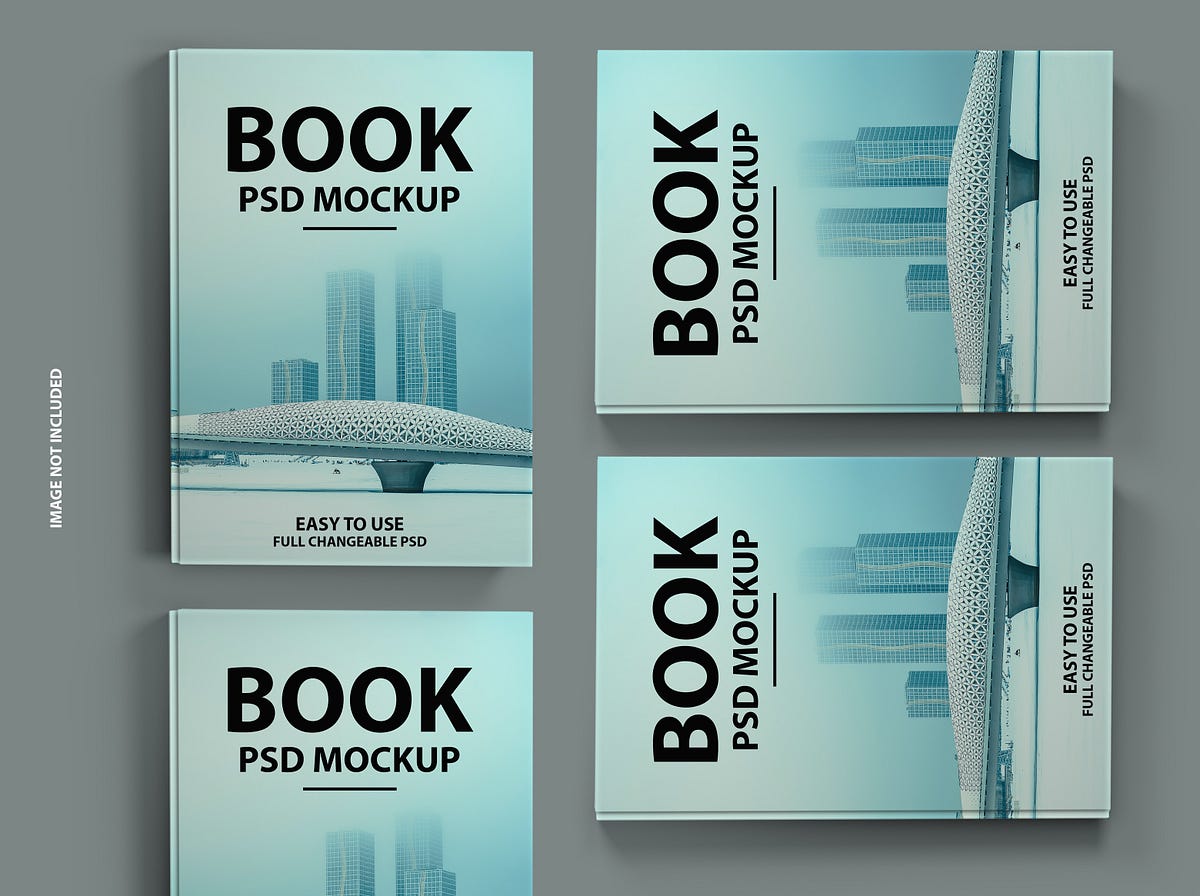 Book Cover Mockup Design PSD - Echorhapsody - Medium