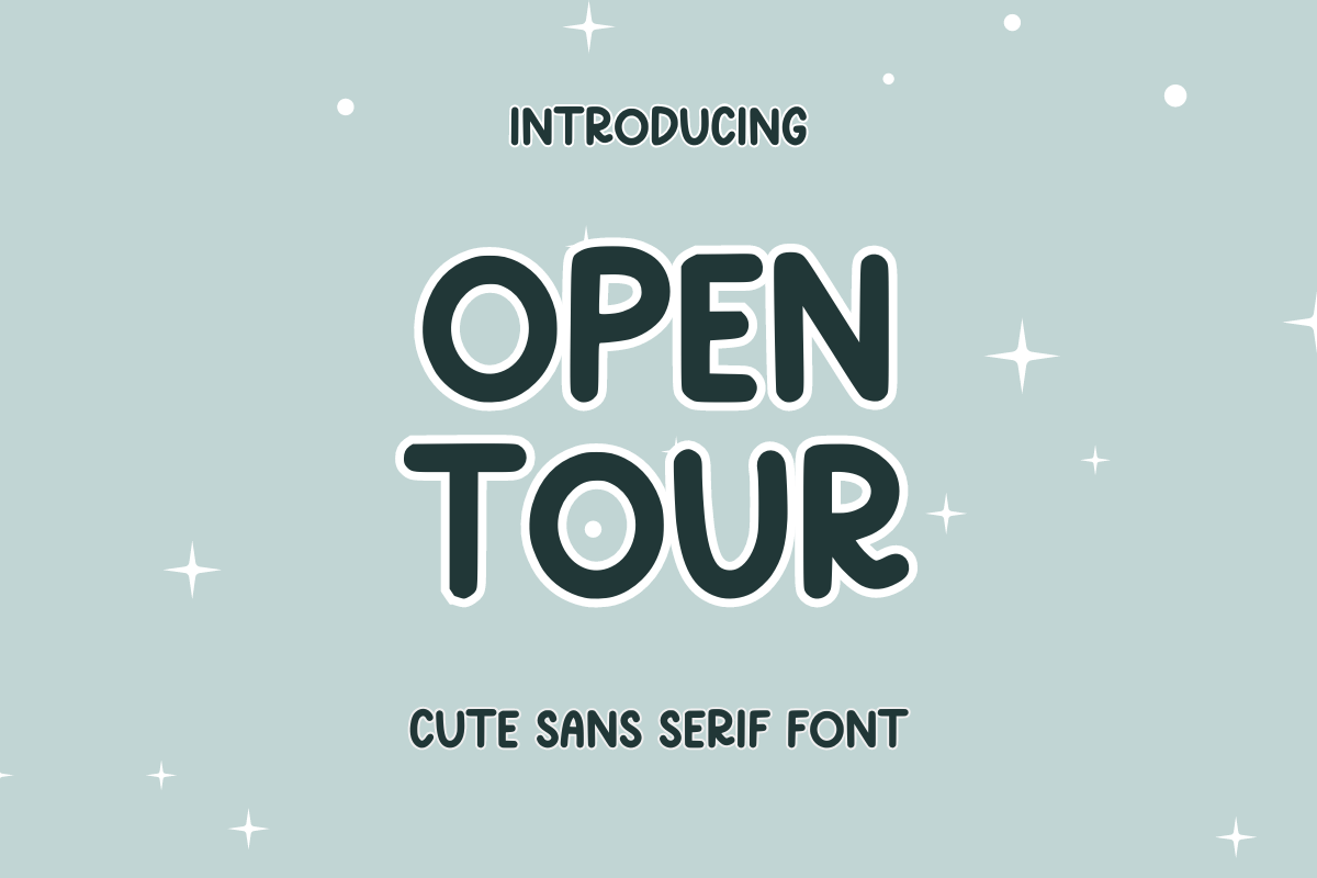 Open Tour Font | by Chloecipher | Jun, 2024 | Medium