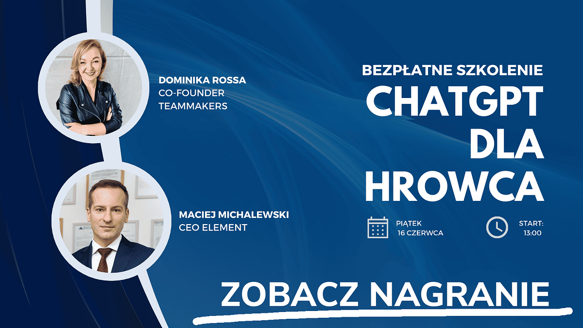 ChatGPT dla HRowca — nagranie szkolenia ze stosowania ChatGPT w HR | by ...