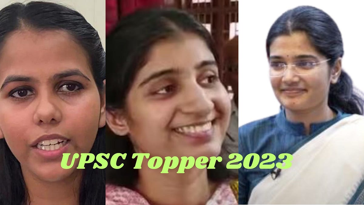 UPSC Topper 2023 List Out, Check State Wise | by Sundar Kandasamy | Medium