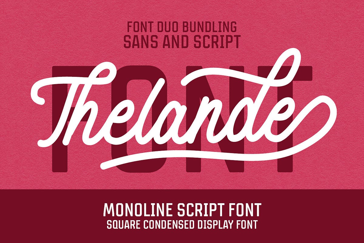 Thelande Font - Isabellaink - Medium