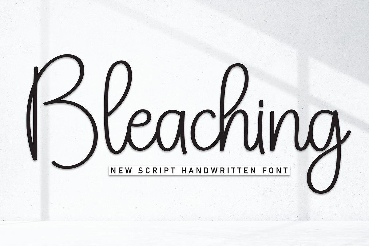 Bleaching Font - Nebulacraft - Medium