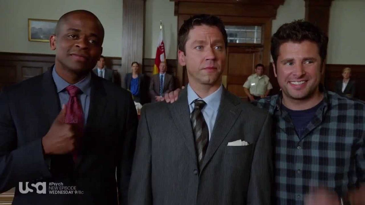 Psych episode review — 8.3 — Remake A.K.A. Cloudy… with a Chance of ...
