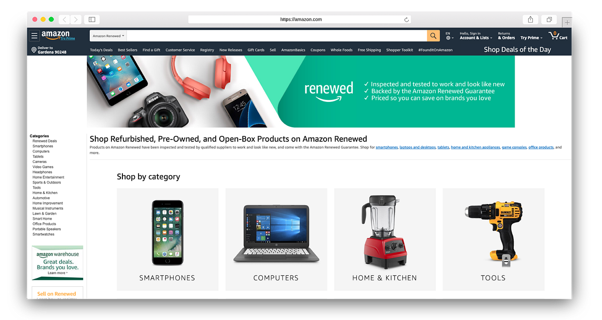Website That Sells Refurbished Electronics: Save Big Today | by ...