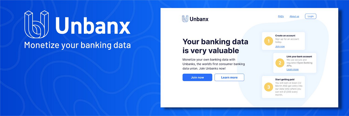 Monetize your banking data with Unbanx | by Cogitent Ventures | Medium