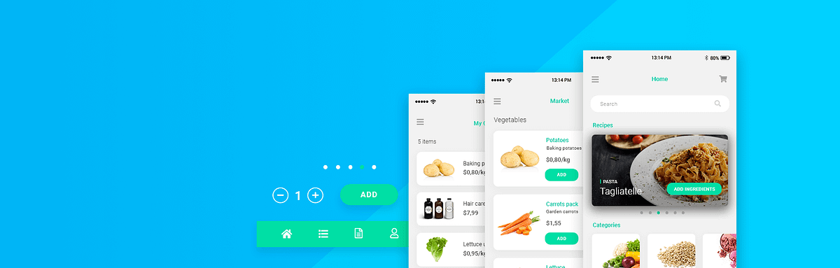 How to design a grocery app in 7 simple steps | by Justinmind ...