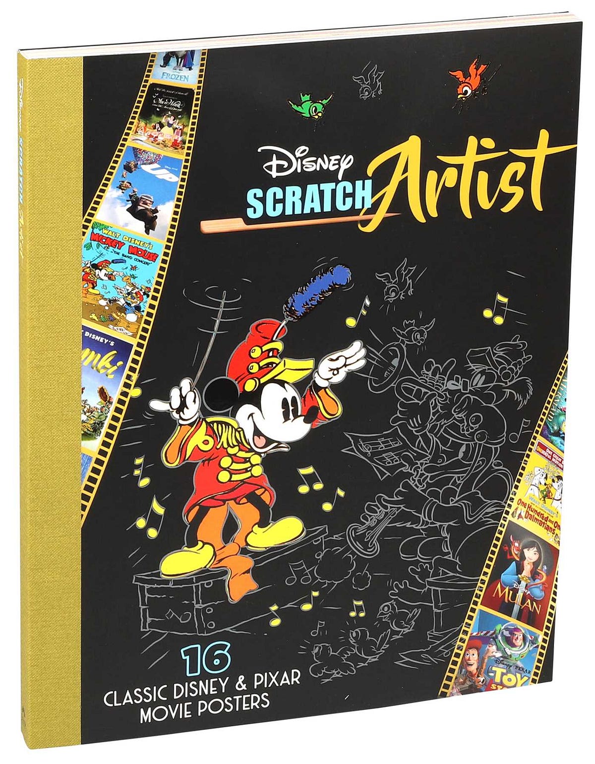 Book Reveiw Disney Scratch Artist Classic Disney & Pixar Movie Posters ...