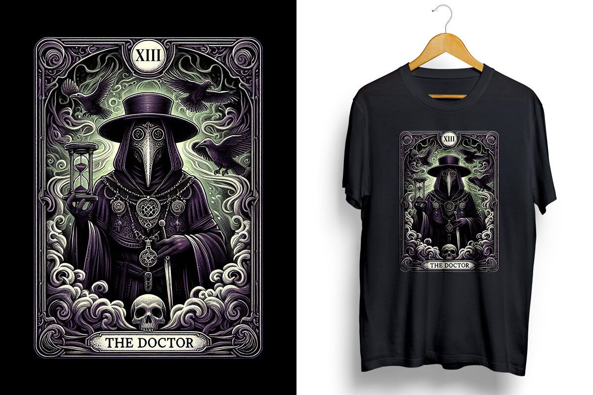 Tarot Card Plague Medical Doctor PNG Free | by Auroraskye | Aug, 2024 ...