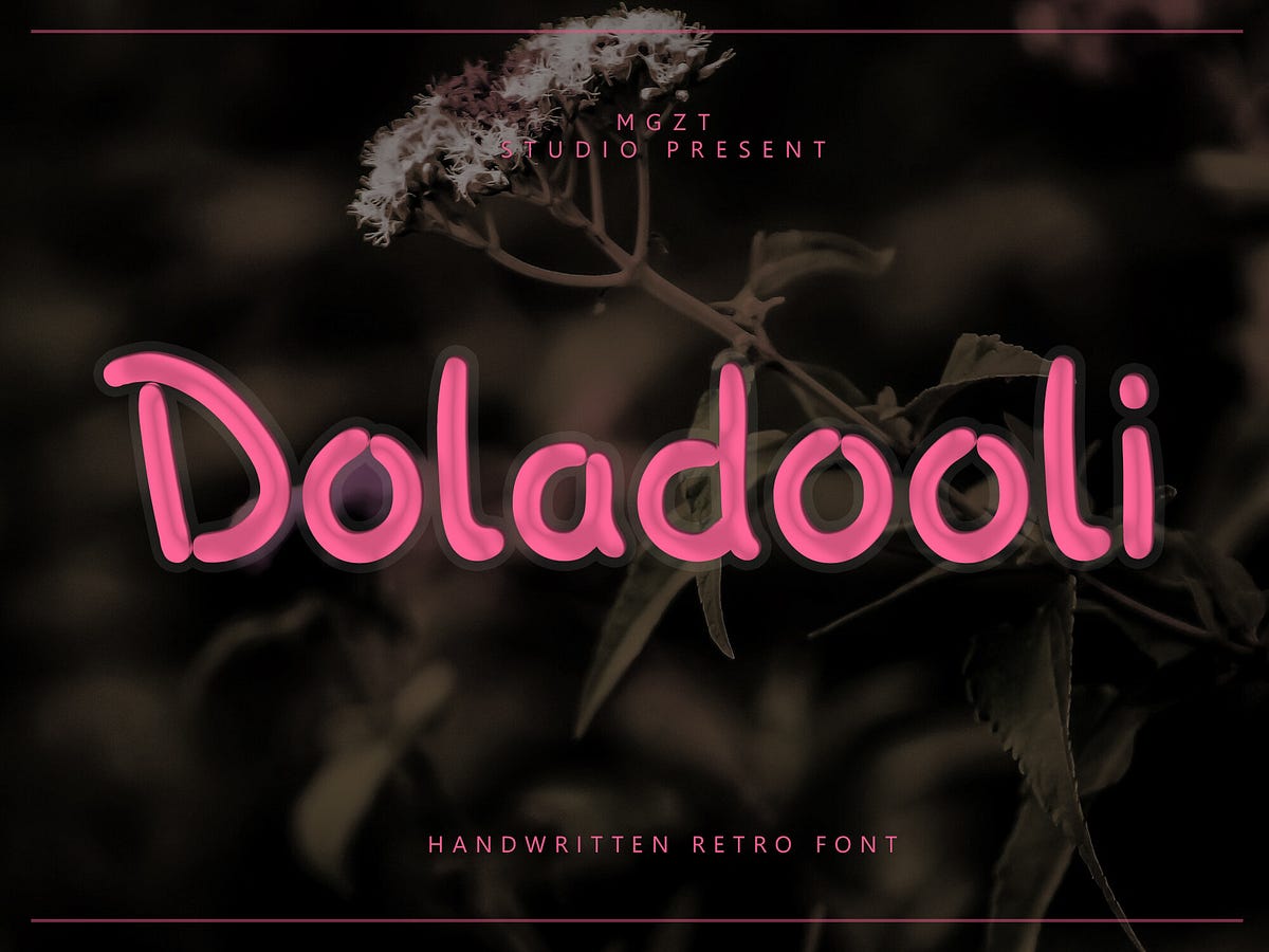 Doladooli Font | by Auroraartisan | Medium